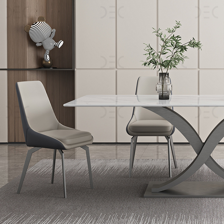Обеденный стол FERRERO SILVER+CARRARA Размер 1. 130 × 70 × 75 см ...